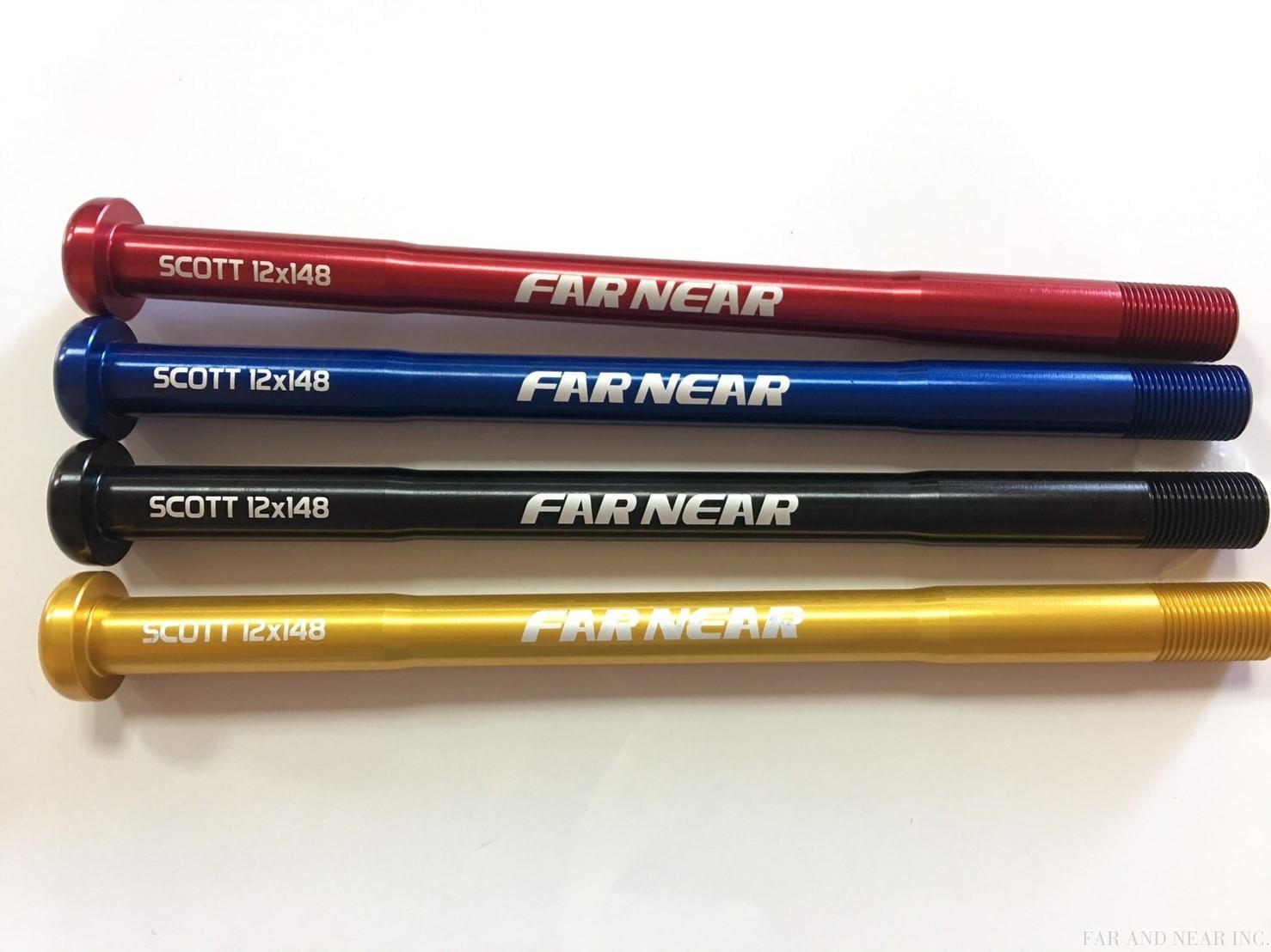 12mm Rear Boost Axle (M12xP1.0mm, OLD 148mm, Flat Head, FarNear Bike ...