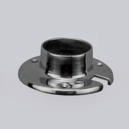 Stainless Steel Round Tube Round Base Plate Glass Wall Use | Taiwantrade