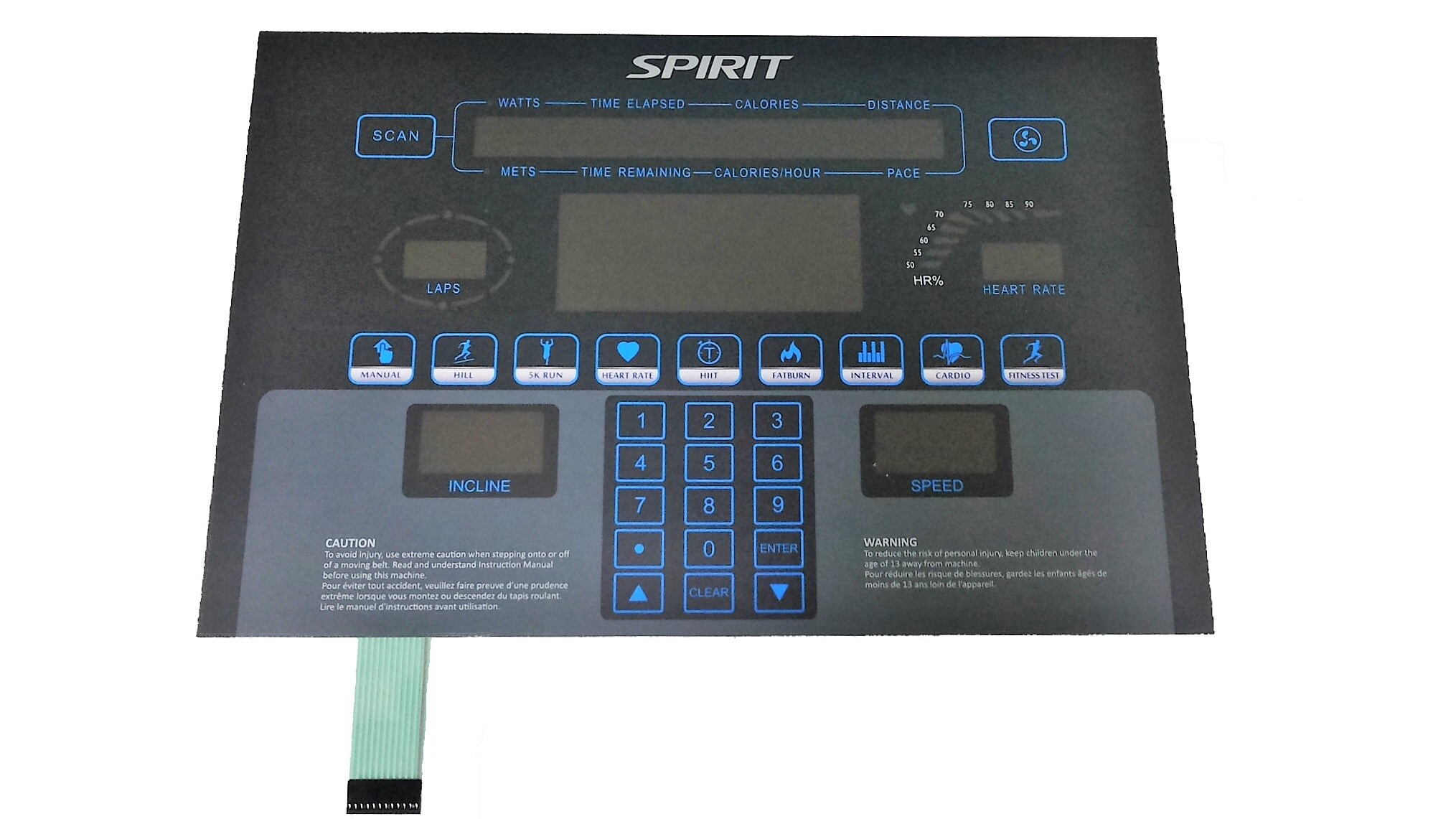 Touch switch membrane key panel