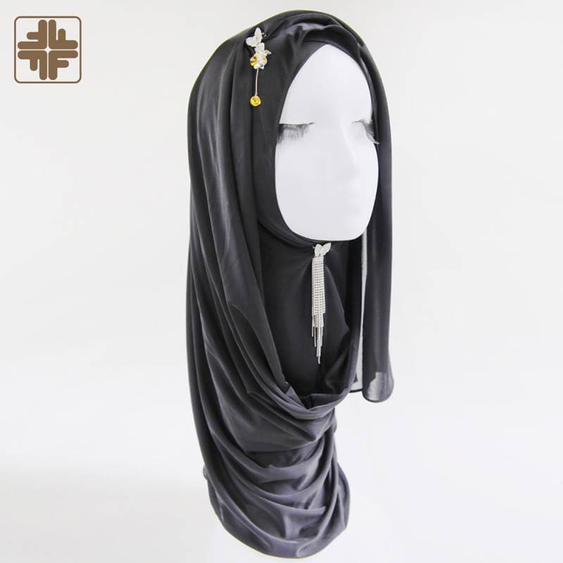 Muslim Anti-UV Breathing Inner Scarf Glitter Hijab | Taiwantrade.com