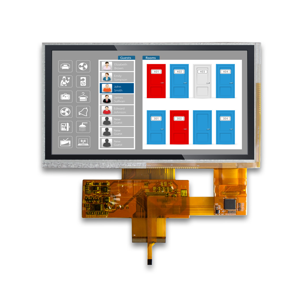 7 inch TFT LCD Monitor, 800x480 Color TFT LCD, Touch Panel | Taiwantrade