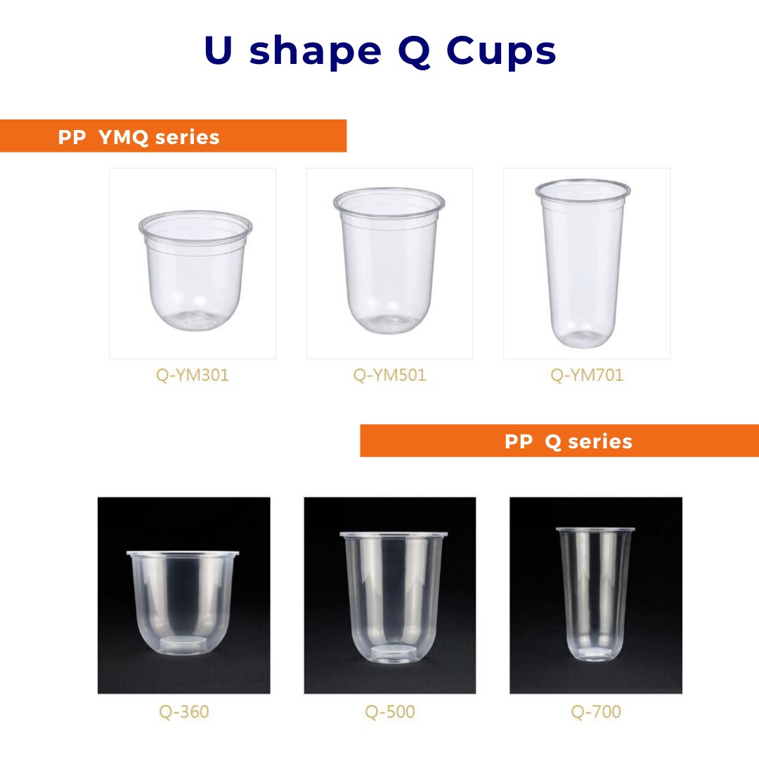 Custom PP U Shape Cups with Logo-PP Plastic Cup Factory | Taiwantrade
