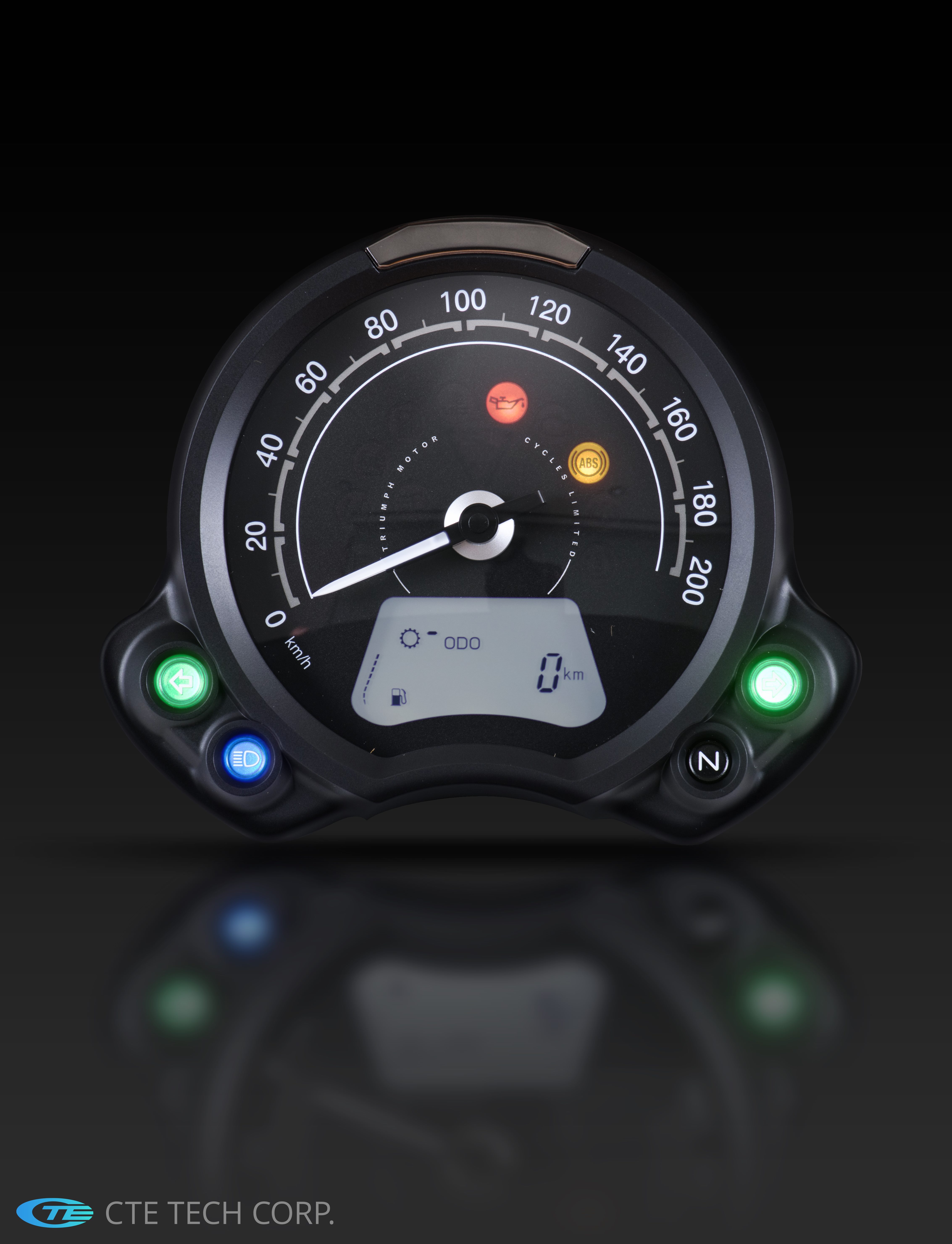 Motorcycle Digital dashboard, Speedometers, Tachometers, & Gauges ...
