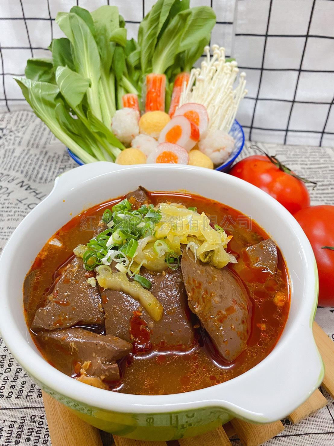 Spicy Duck Blood / Duck Blood Pork Intestine | Taiwantrade.com