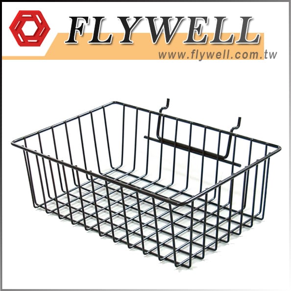 Small Displays Slatwall Metal Mesh Wire Storage Baskets | Taiwantrade