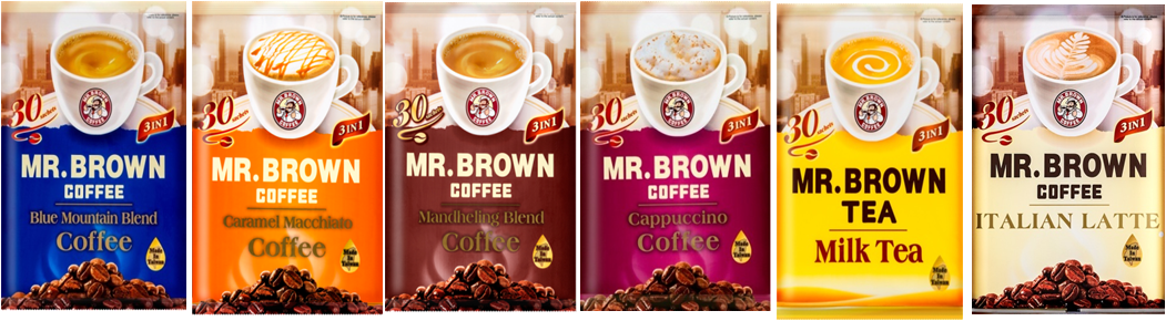 Mr. Brown 3-1 instant coffee | Taiwantrade