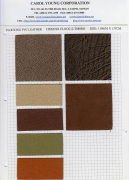 FASHION FLOCKING PVC LEATHER FOR BAGS ,SHOES USE. | Taiwantrade