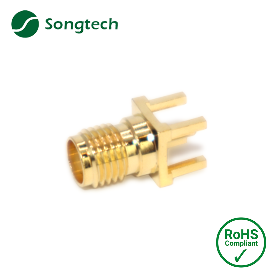 Electrical Terminal Connector Vertical SMA Jack to P.C.Board | Taiwantrade.com
