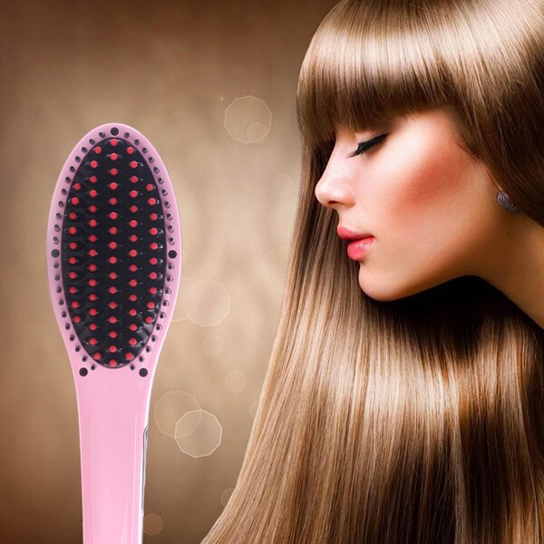 Electric Hair Straightening BrushWith Hair Salon Tools Approved ...