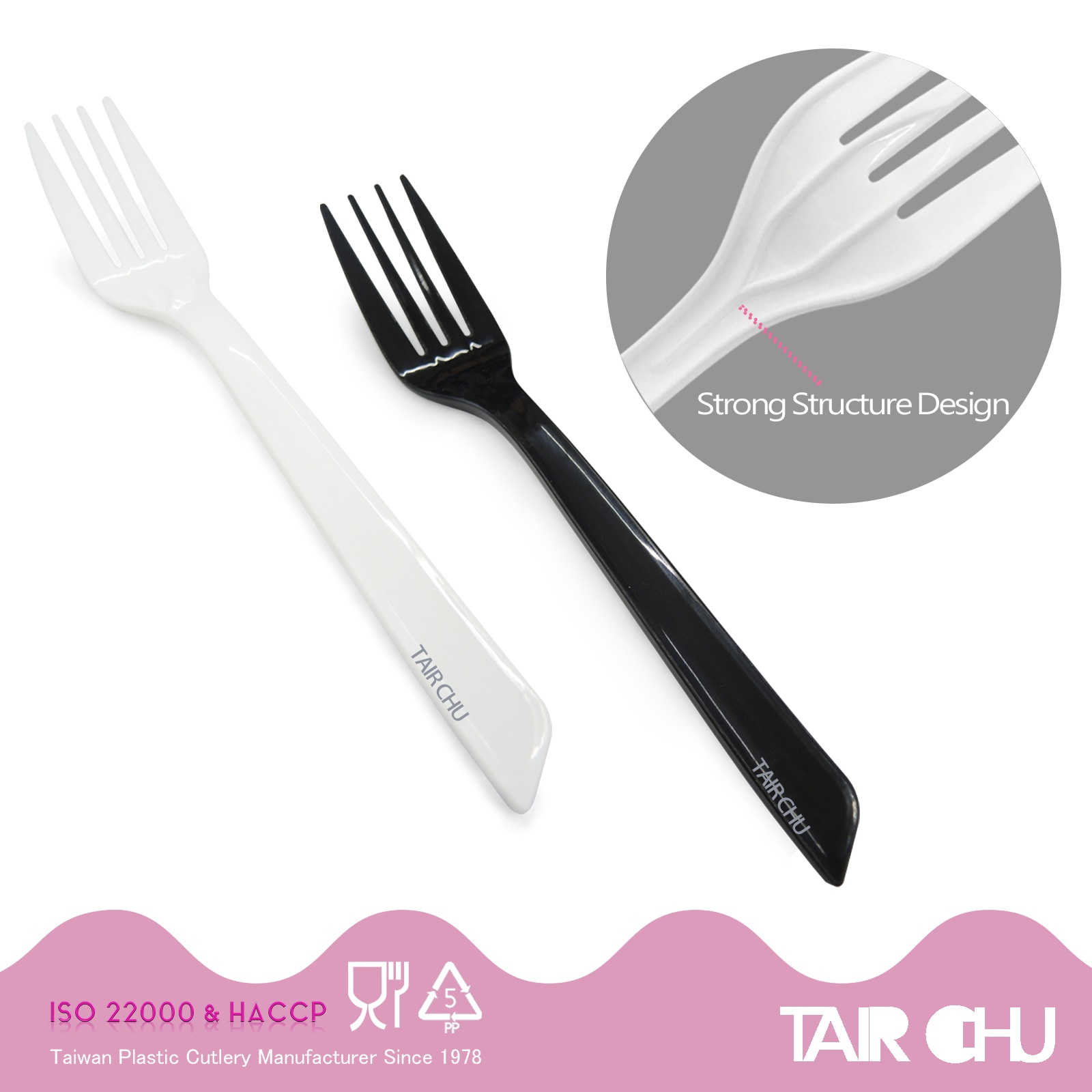 Plastic Disposable Fork/Take Out Fork/PP Fork | Taiwantrade