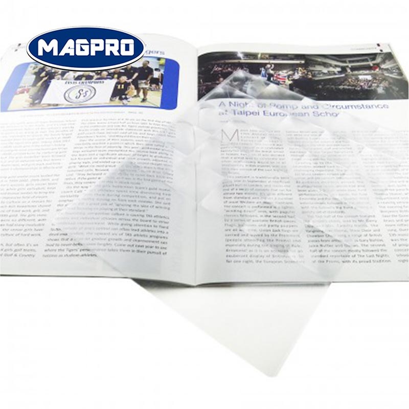 Multi-Image 25 Section Diverging Fresnel Lens Page Magnifying Sheet | E ...