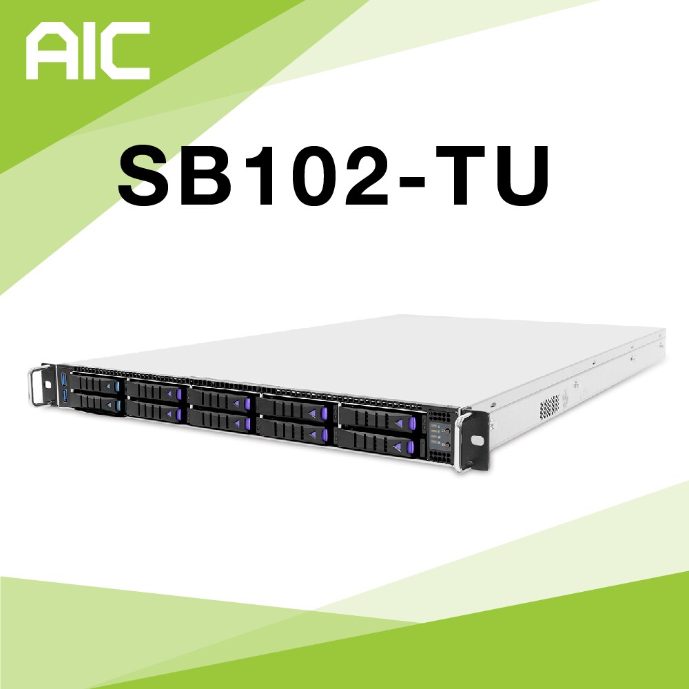 AIC 1U 10-bay Storage Server (SB102-TU) | Taiwantrade