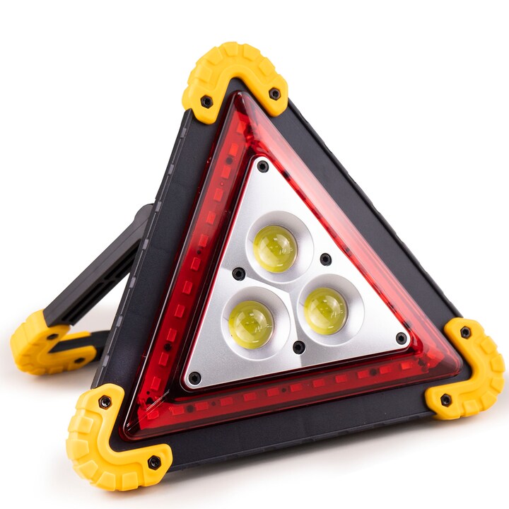 SC-1 Triangle Emergency Warning Light Safety Flashing Sign Road COB ...