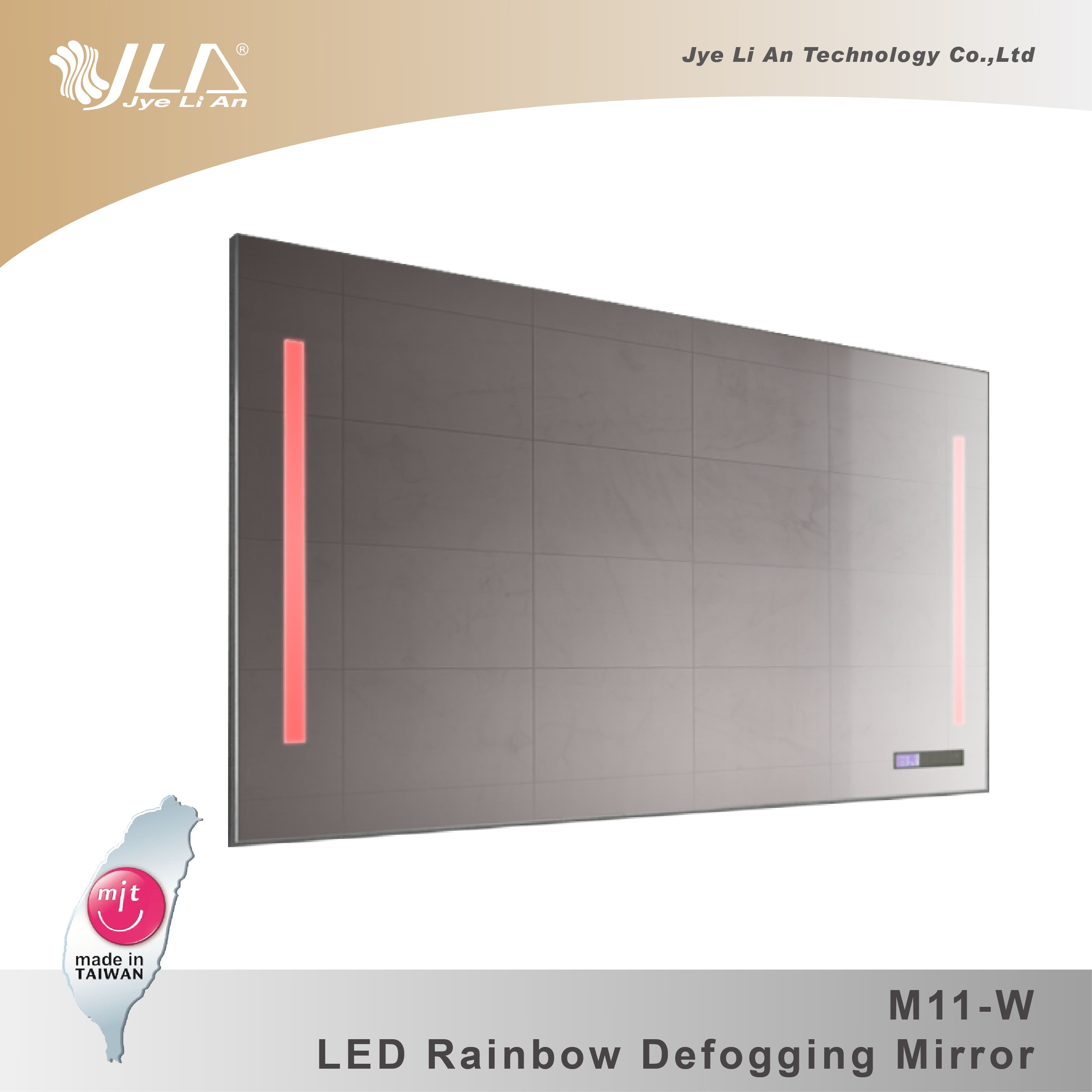 LED Rainbow Defogging Light Mirror | Taiwantrade