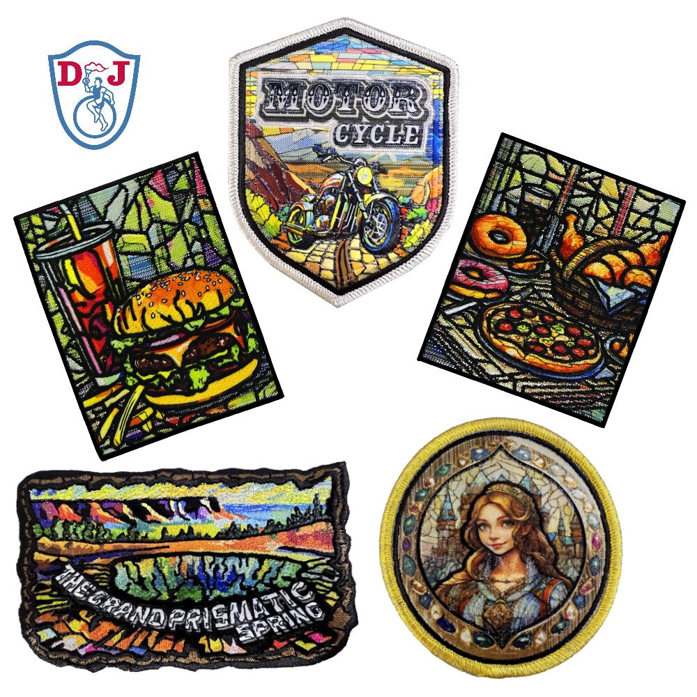 Customized Embroidered Glitter Shiny Fabric Logo Patches | Taiwantrade