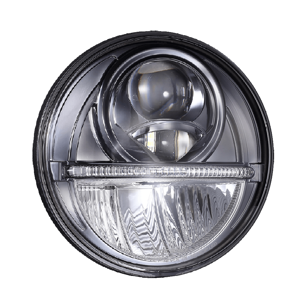 GL-181 7" BI-LED HEADLAMP WITH DRL + POSITION LIGHT (G2) | Taiwantrade