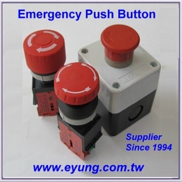 Emergency Off Switch, e-Stop Switch, Field Installable Push Button IP65 ...