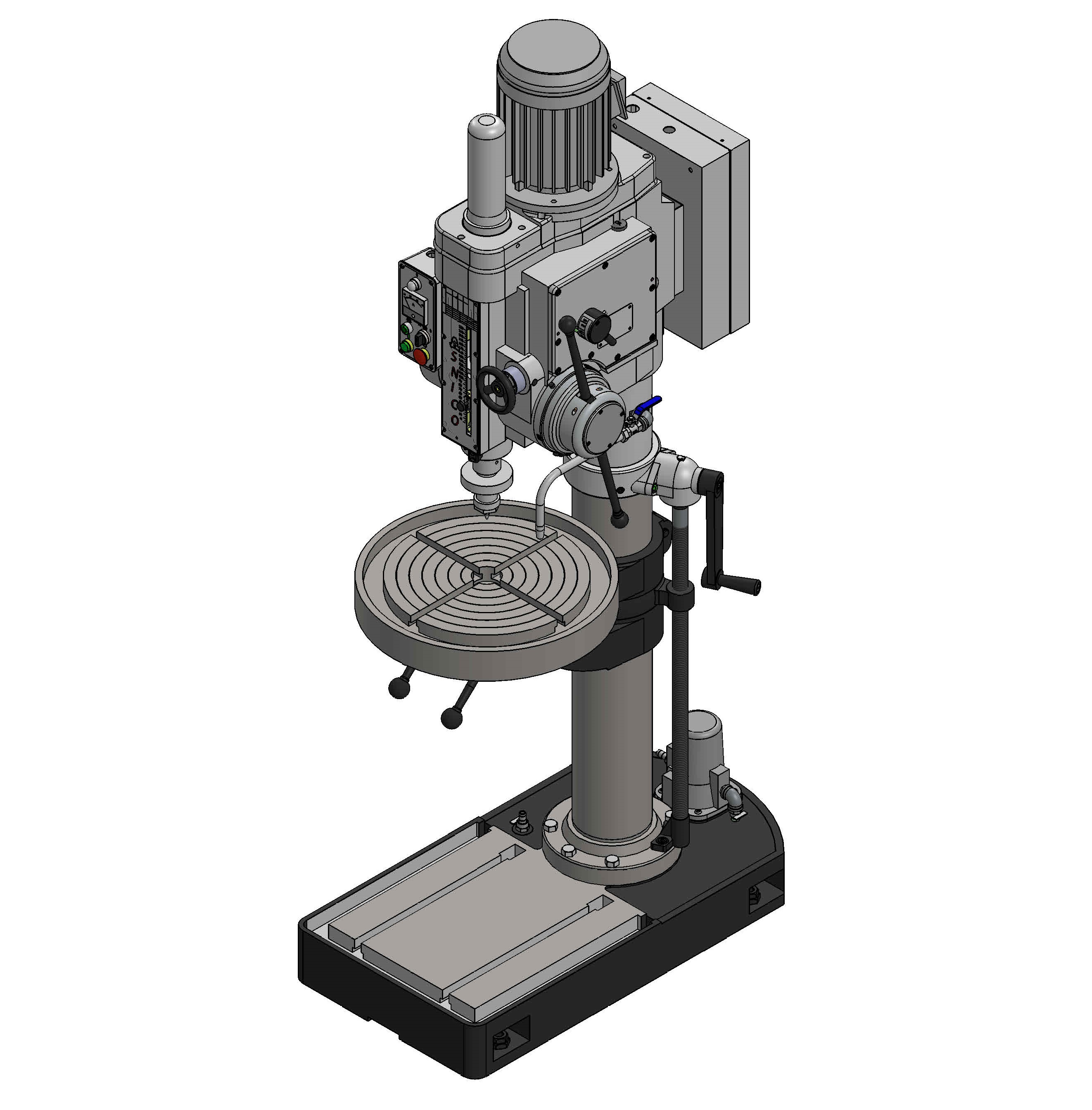 Upright Drilling Tapping Machine (Round Table) Formdrill - Flowdrill ...
