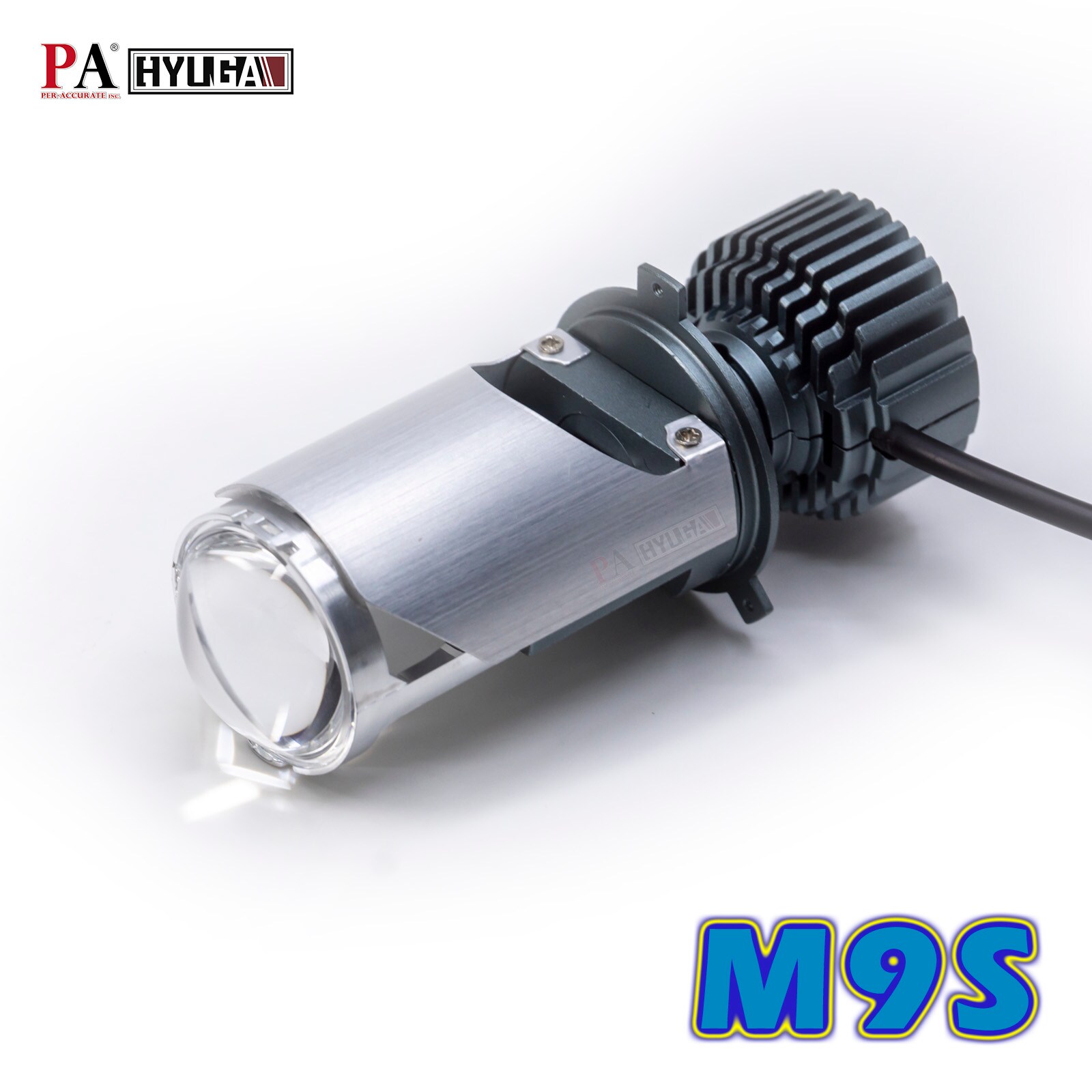 M9S Projector Headlight H4 HS1 H17 Headlamp LED Hi/Lo Beam White 6000K ...