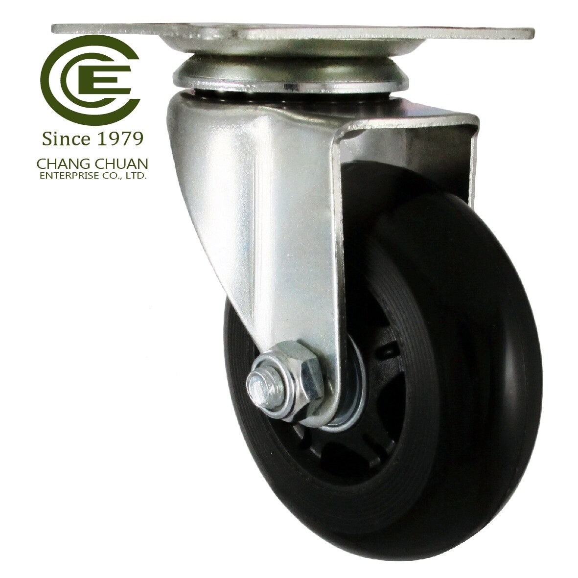 3 PU Bearing Caster Trolley Clamp Plate Wheels | Taiwantrade