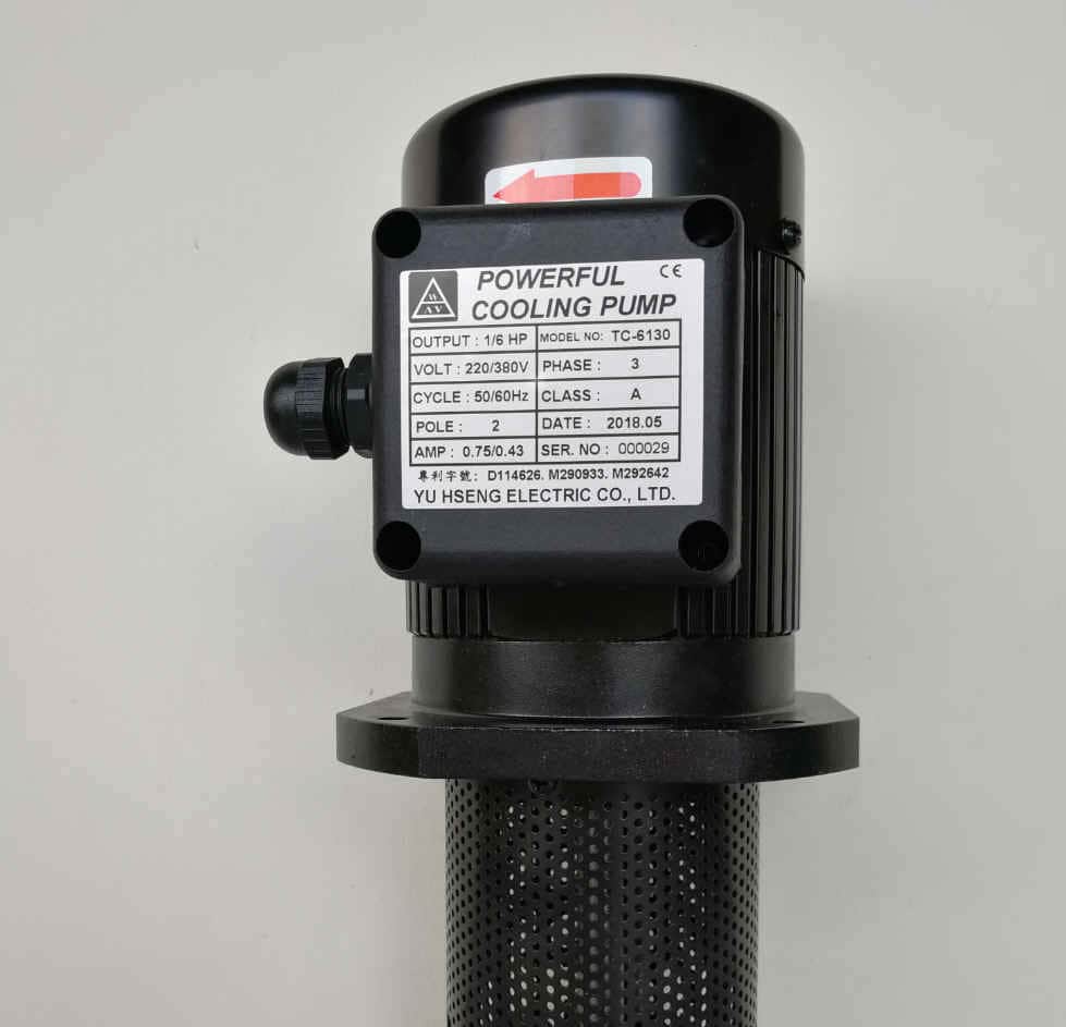 Taiwan 1/6 HP (125W) 130 mm 5" Machine Tool Coolant Pump | I AND I ...