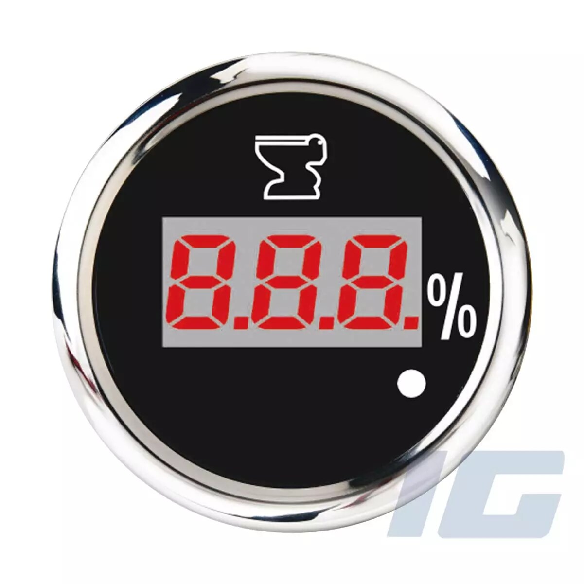52mm Aftermarket Marine Gauge - Digital Holding Tank Gauge ...