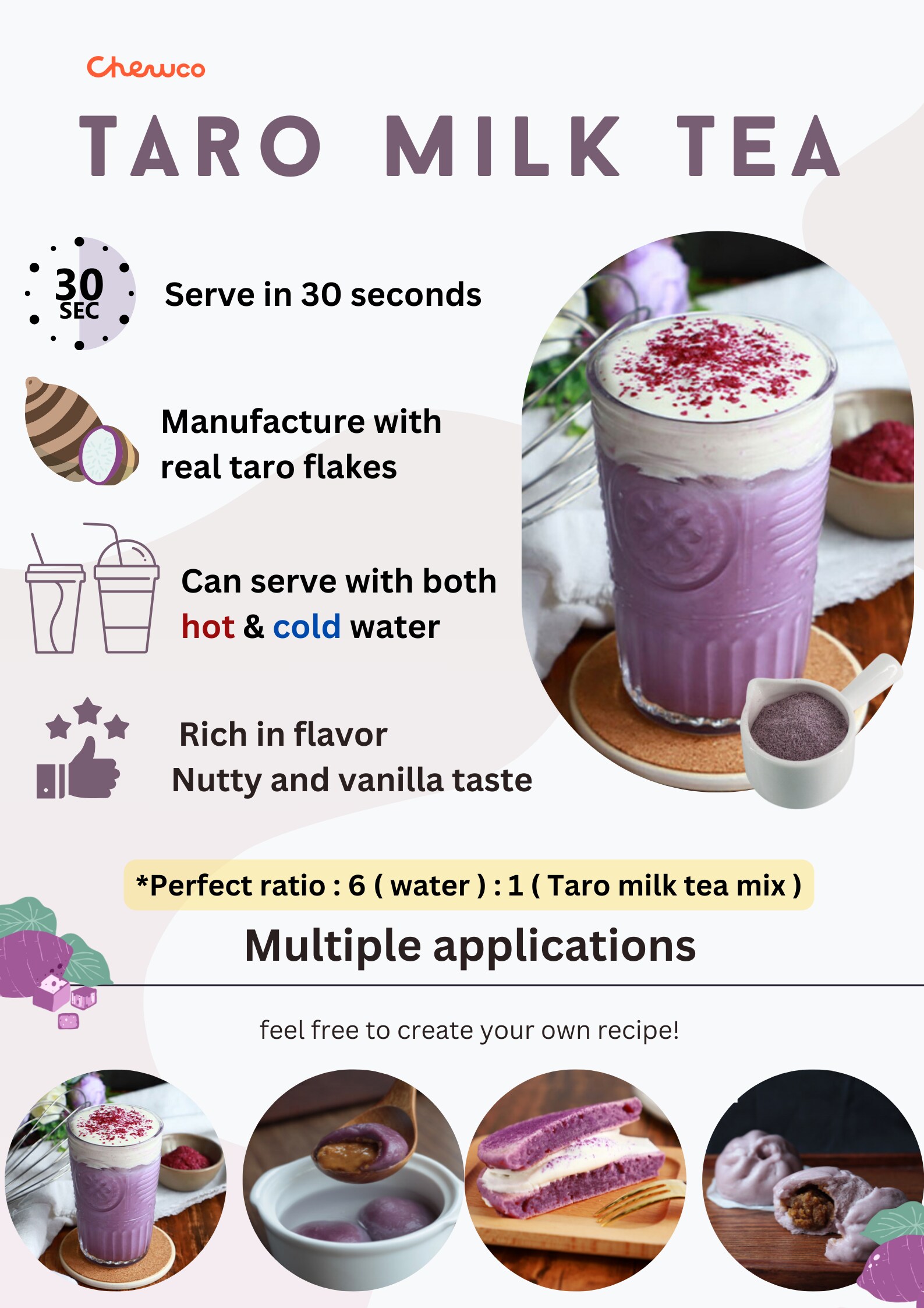 Taro Bubble Milk Tea | Taiwantrade
