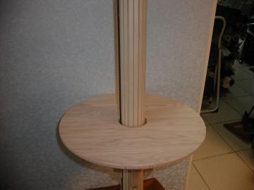MDF COLUMN COVER AND SHELF / TABLE SET, POLE/COLUMN DECORATION, WOODEN ...