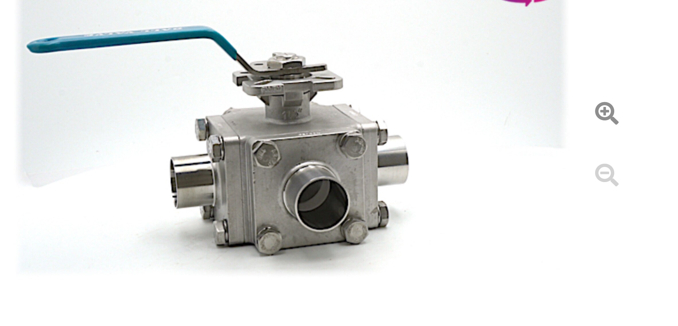 Multi-flow service stainless steel 3-Way Flange End Ball Valve ...