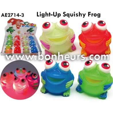 LIGHT-UP SQUISHY FROG | Taiwantrade