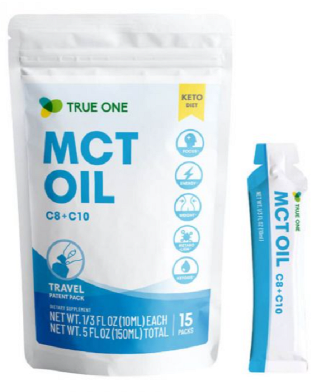 True One-English bag pack of 10ml MCT oil (per bag: 10ml*15 unit ...