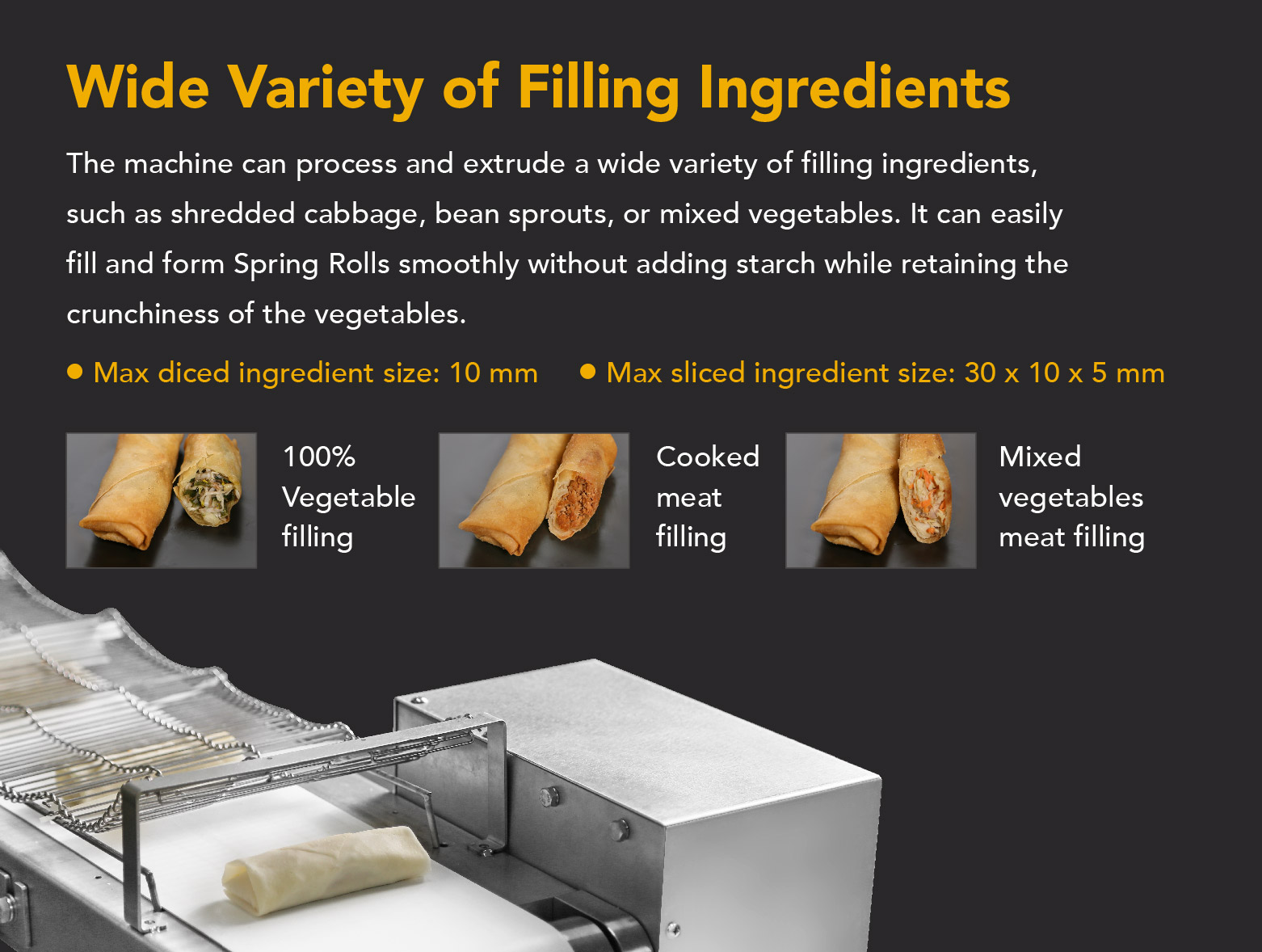 ANKO Automatic Spring Roll Production Line | ANKO FOOD MACHINE CO., LTD.