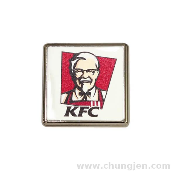 Customized Square Metal Pin | Taiwantrade.com