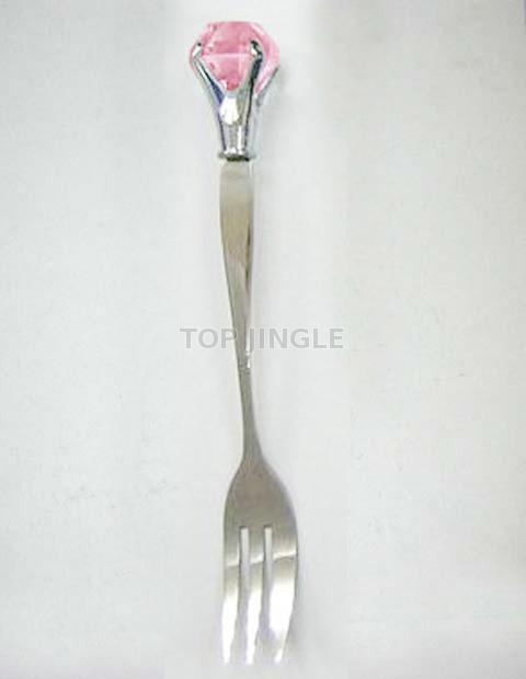 DIAMOND SHAPE SNACK FORK | Taiwantrade.com