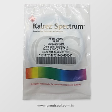DuPont™ Kalrez® Spectrum™ AS-568 O-RING Made in USA Compound:6375 K#346 ...