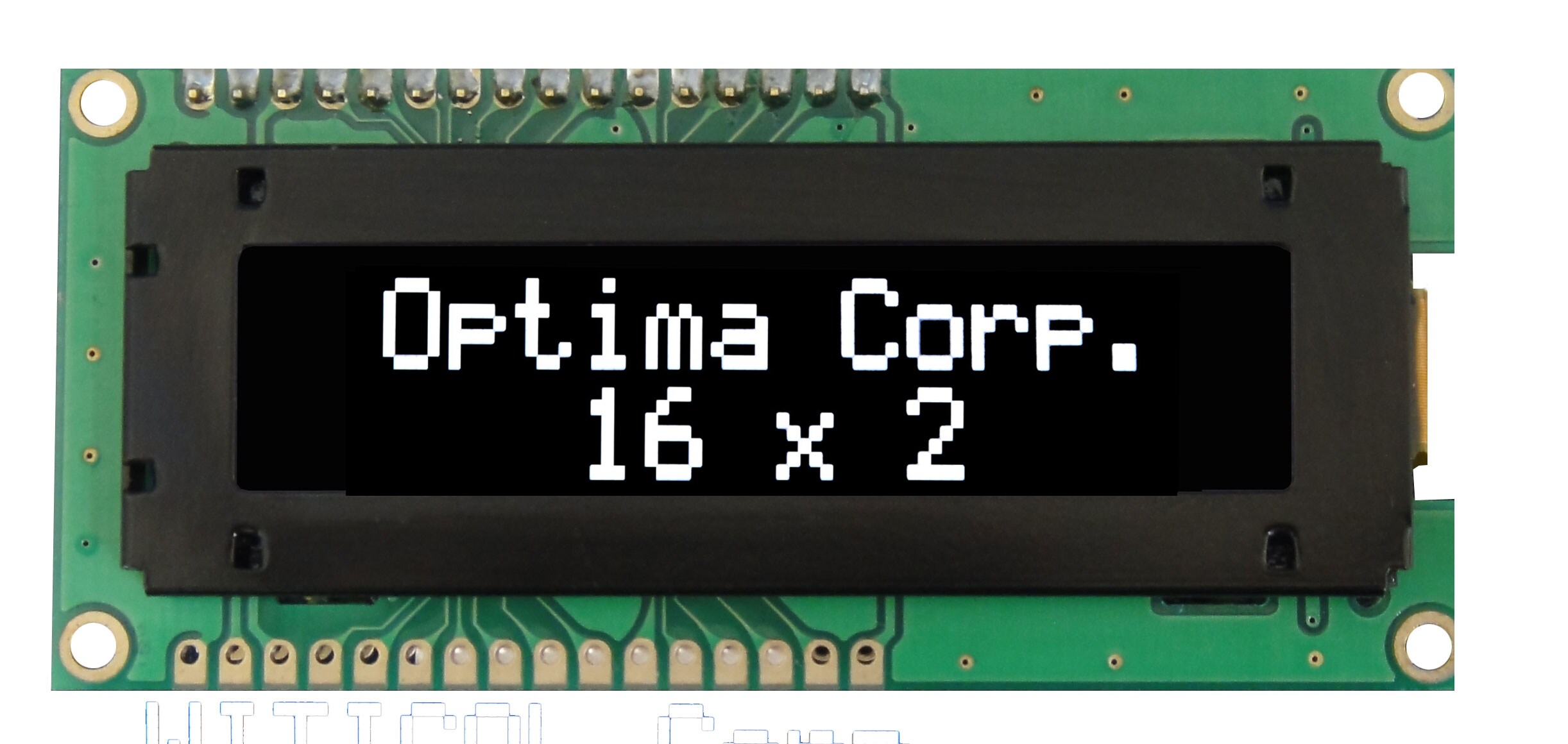 Character OLED display-16x2 with Bezel,White Emitting | Taiwantrade