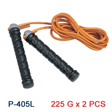 WEIGHTED JUMP ROPES WITH LEATHER ROPE | Taiwantrade