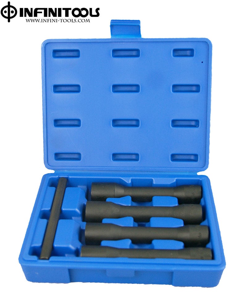 5-piece Deep Impact Special Twist Long Socket Set,1/2" Drive | Taiwantrade