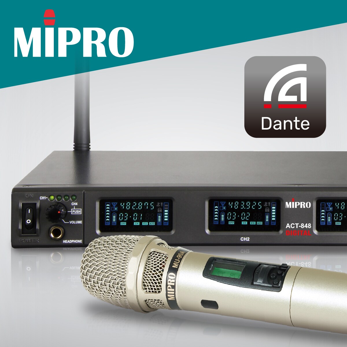 Quad-Channel Digital Wireless Microphone System | Taiwantrade