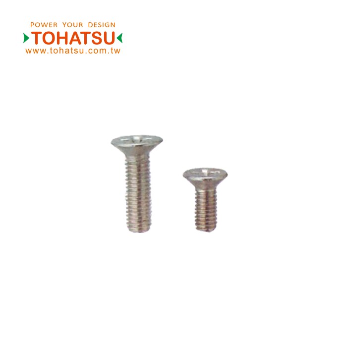 Steel, Stainless Steel SUS Phillips Cross recessed flat head cap screw ...