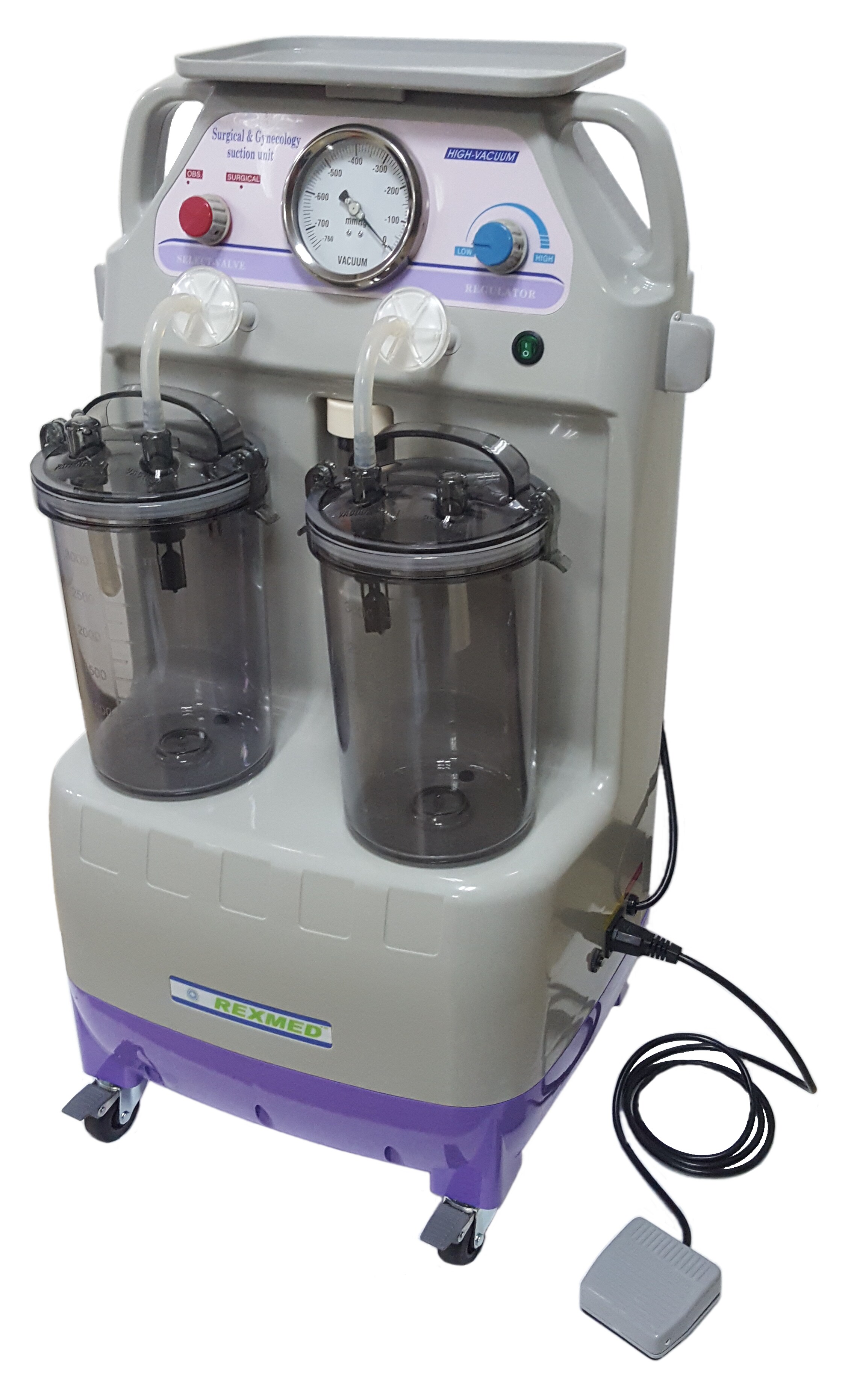 Surgical and Gynaecology Mobile Suction Unit REXMED RSU-586G | Taiwantrade