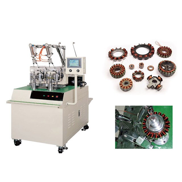Double shaft multi pole stator coil automatic winding machine | Taiwantrade