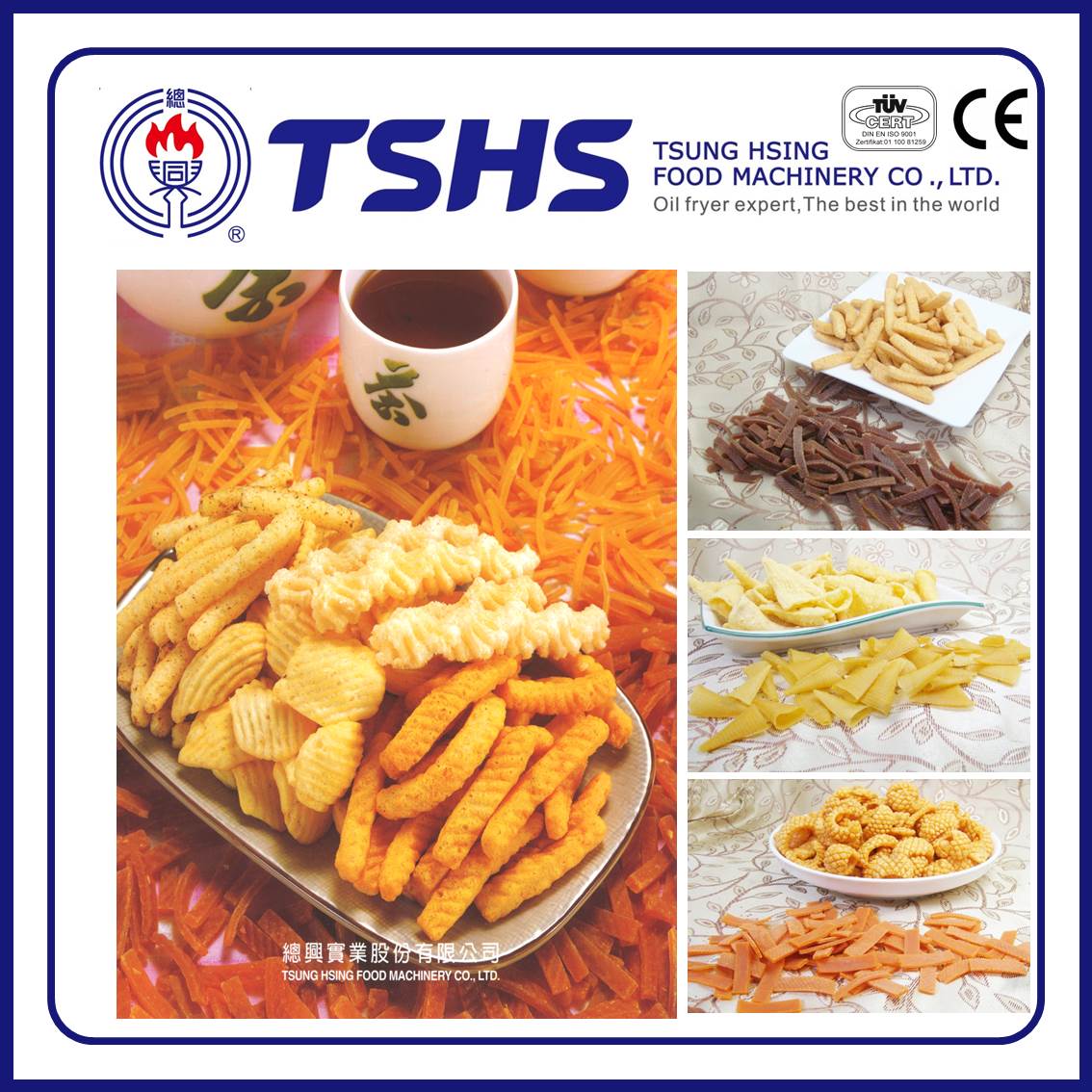 Professional Fried Snack pellet Manufacturer with CE approved | Taiwantrade