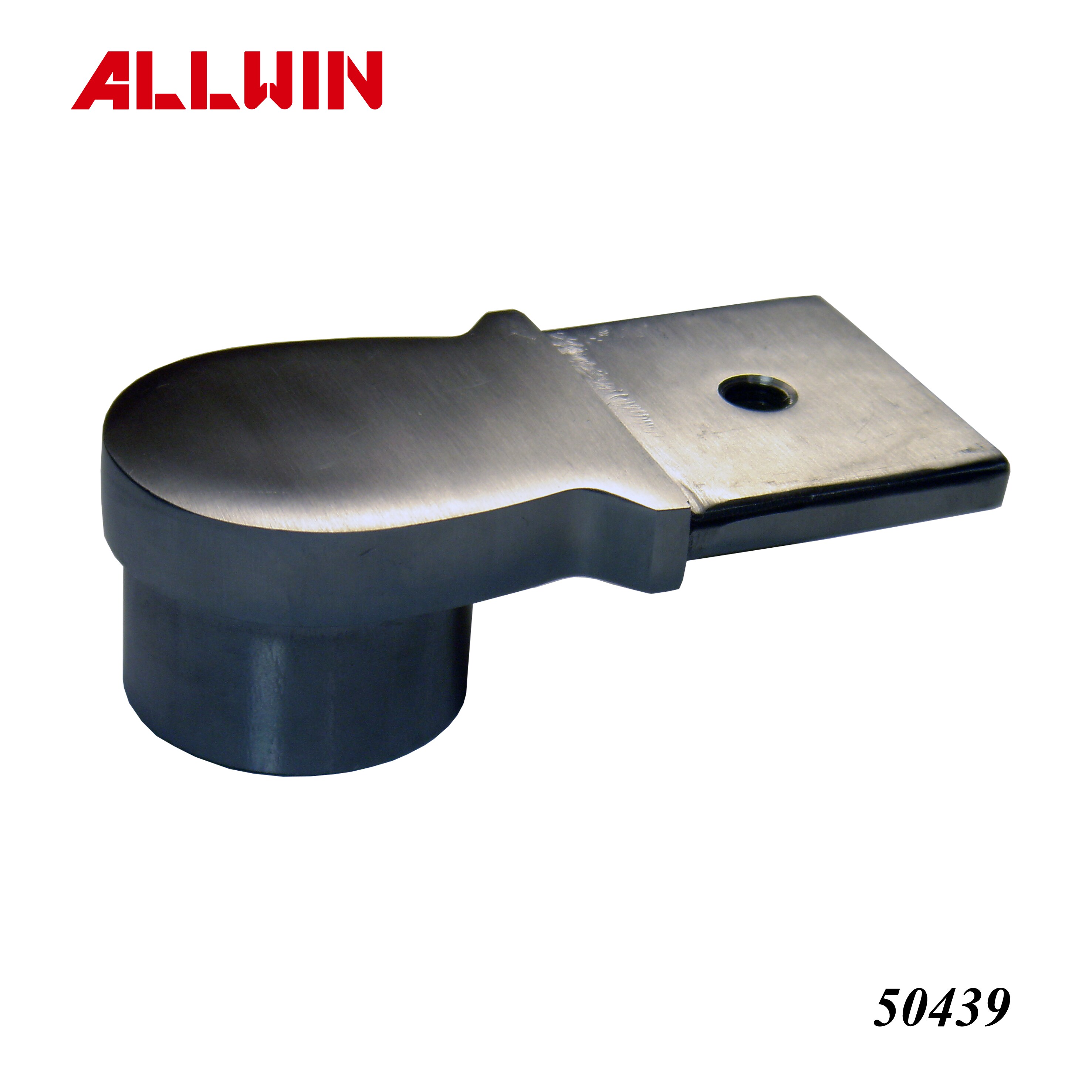 Round Tube To Flat Bar Top Mount Handrail Railing Joiner Bracket ...