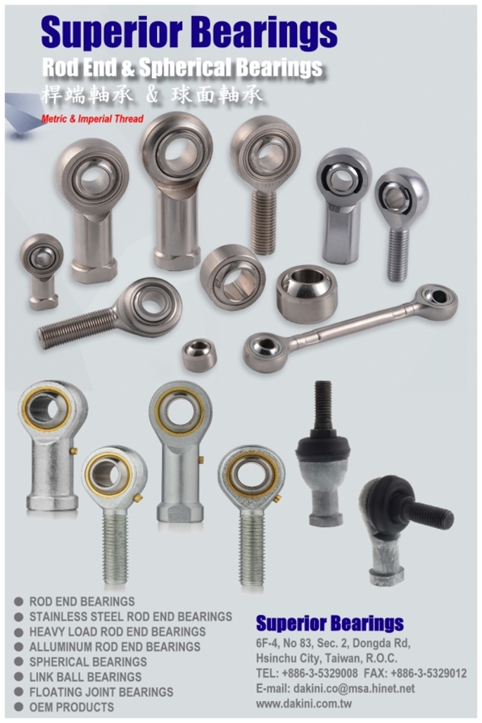 Rod End & Spherical Bearing | Taiwantrade