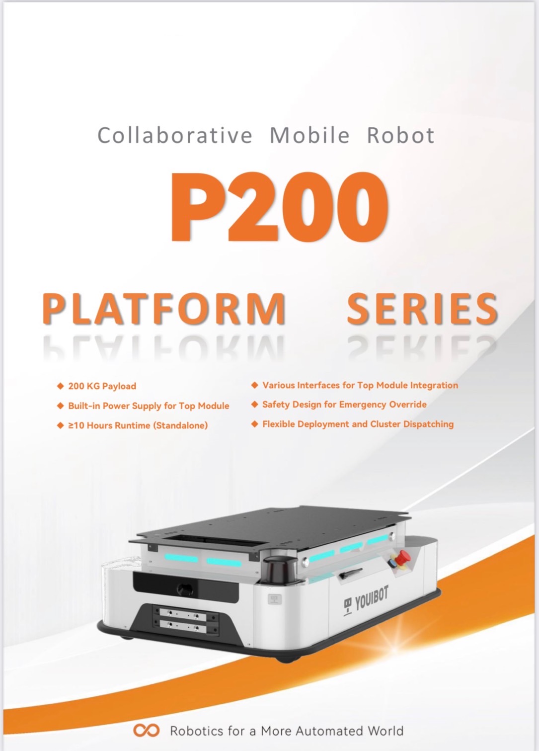 P200 Platform Series - Collaborative Mobile AMR Robot | Taiwantrade