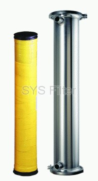 Filter housing, water treatment system, filter element, filter tank ...