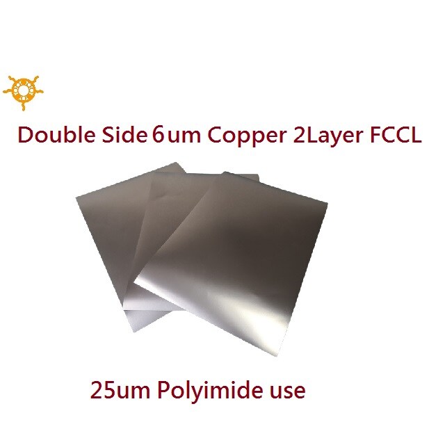 Double Side 6micron Copper 2L-FCCL polyimide Film for Flexible PCB ...