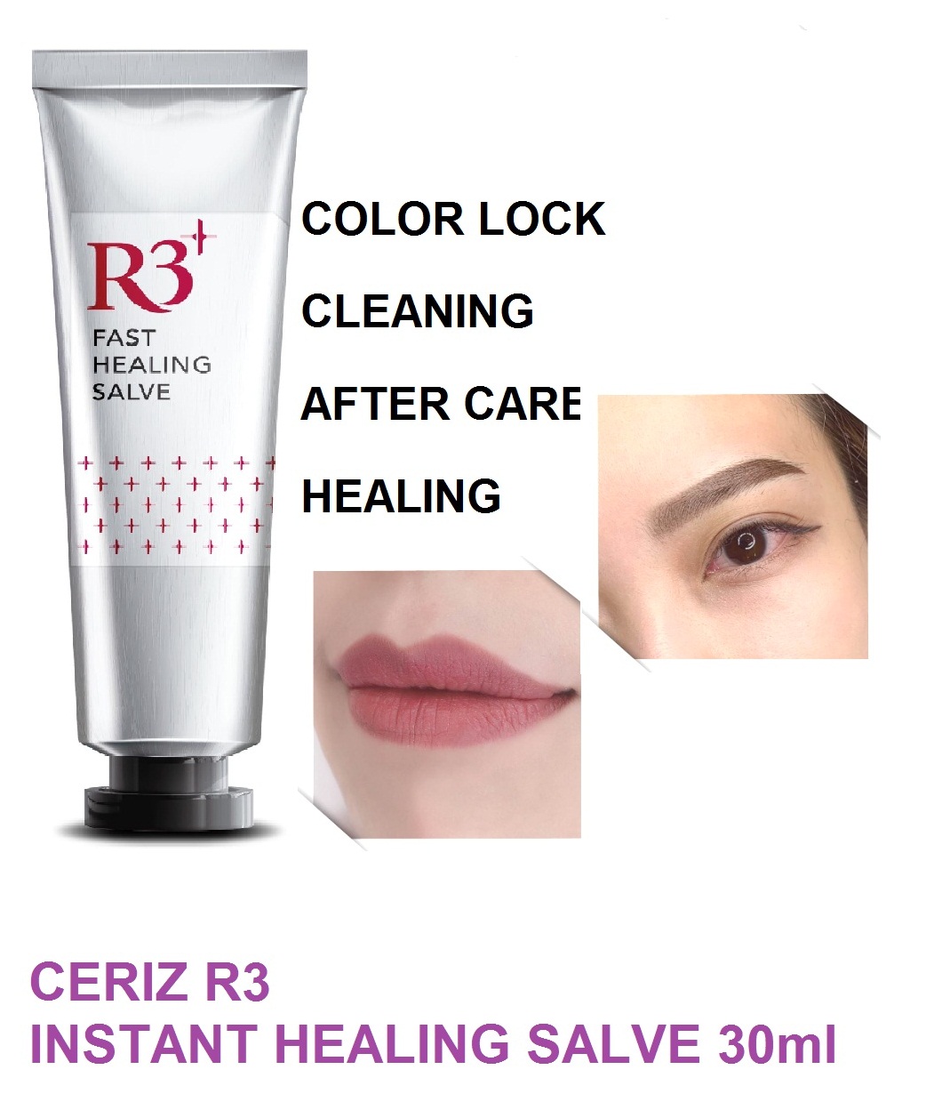 Microblading, Tattoo, PMU Healing, Aftercare, Repair, Color-Lock, 3-IN ...