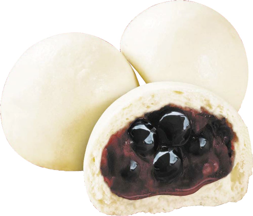 Steamed Bun with Tapioca Ball (Redbean Flavor) | Taiwantrade